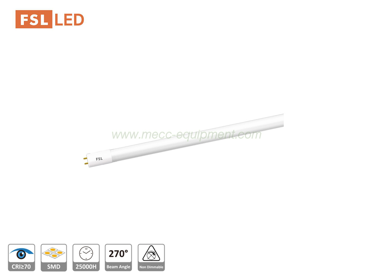 Fsl Led Tube T8 3000K G13 /18W (เอฟเอสแอล หลอดไฟ T8 (แสงวอร์มไวท์) ขั้ว ...