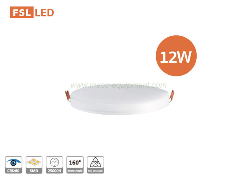 Fsl Led Recessed Downlight (Edgeless) 6500K /12W (เอฟเอสแอล โคมไฟแอลอี ...