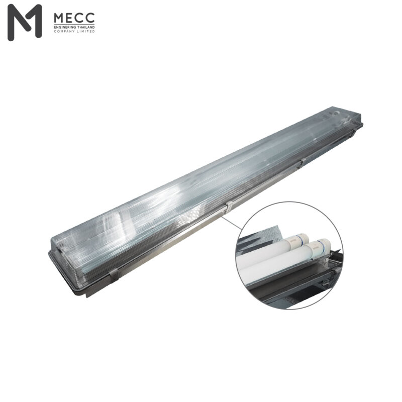 โคมกันน้ำกันฝุ่น WaterProof 1xT8, 2xT8 - MECC LIGHTING